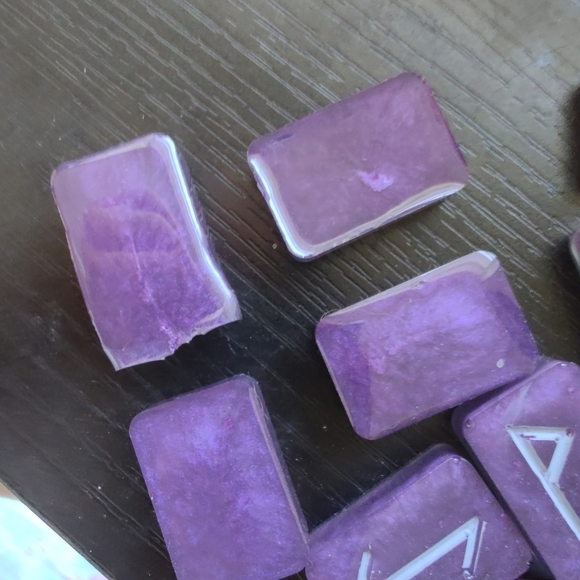 Hand Crafted | Other | 24 Purple Rune Stones | Poshmark
